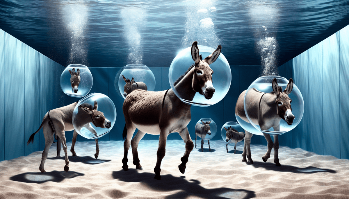 “Diving Donkeys” – Rachell Reed